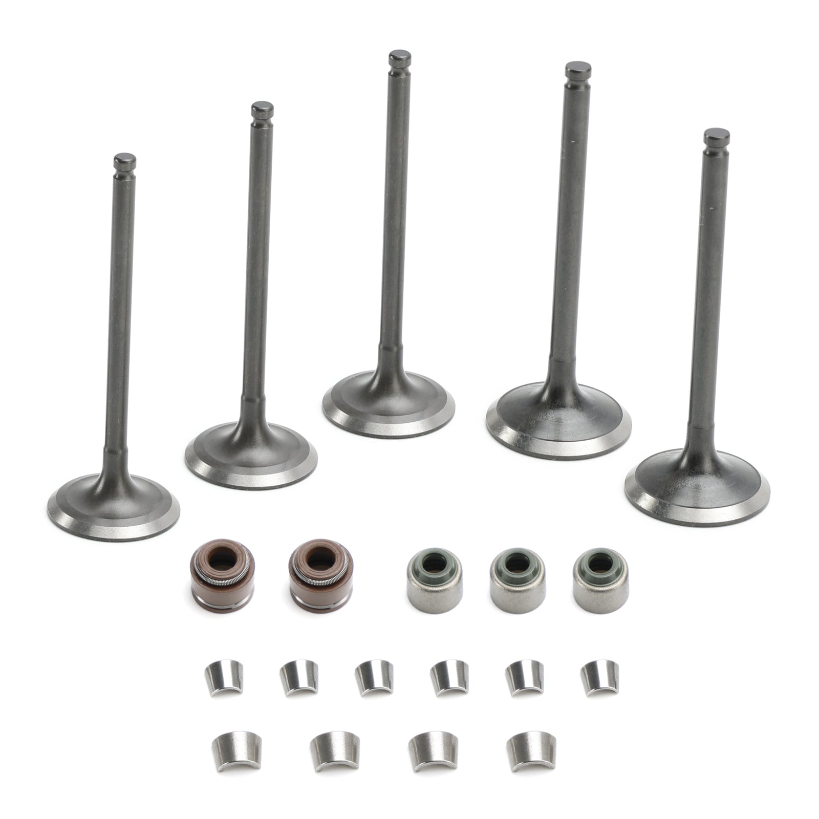 Kit Intake & Exhaust Valves For Yamaha YZ450F 03-09 WR450F 03-15 YFZ45 ...