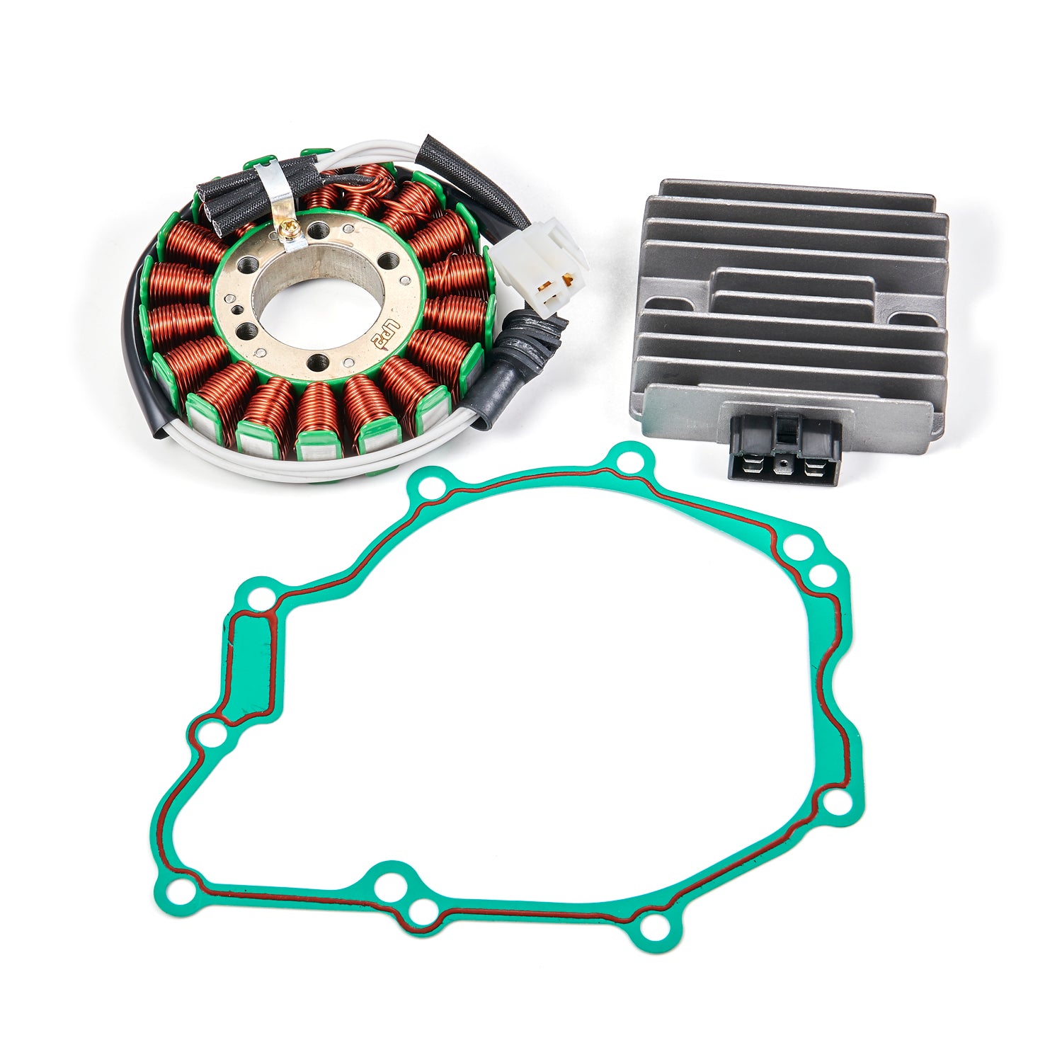 2005 Yamaha YZF R6 YZF600 R6 RaceBase Magneto Stator+Voltage Rectifier ...