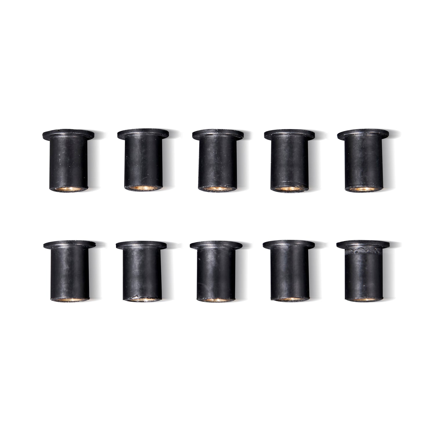 10 Quantity M5 Rubber Well Nut Windscreen & Fairing 5mm Wellnuts Fits ...