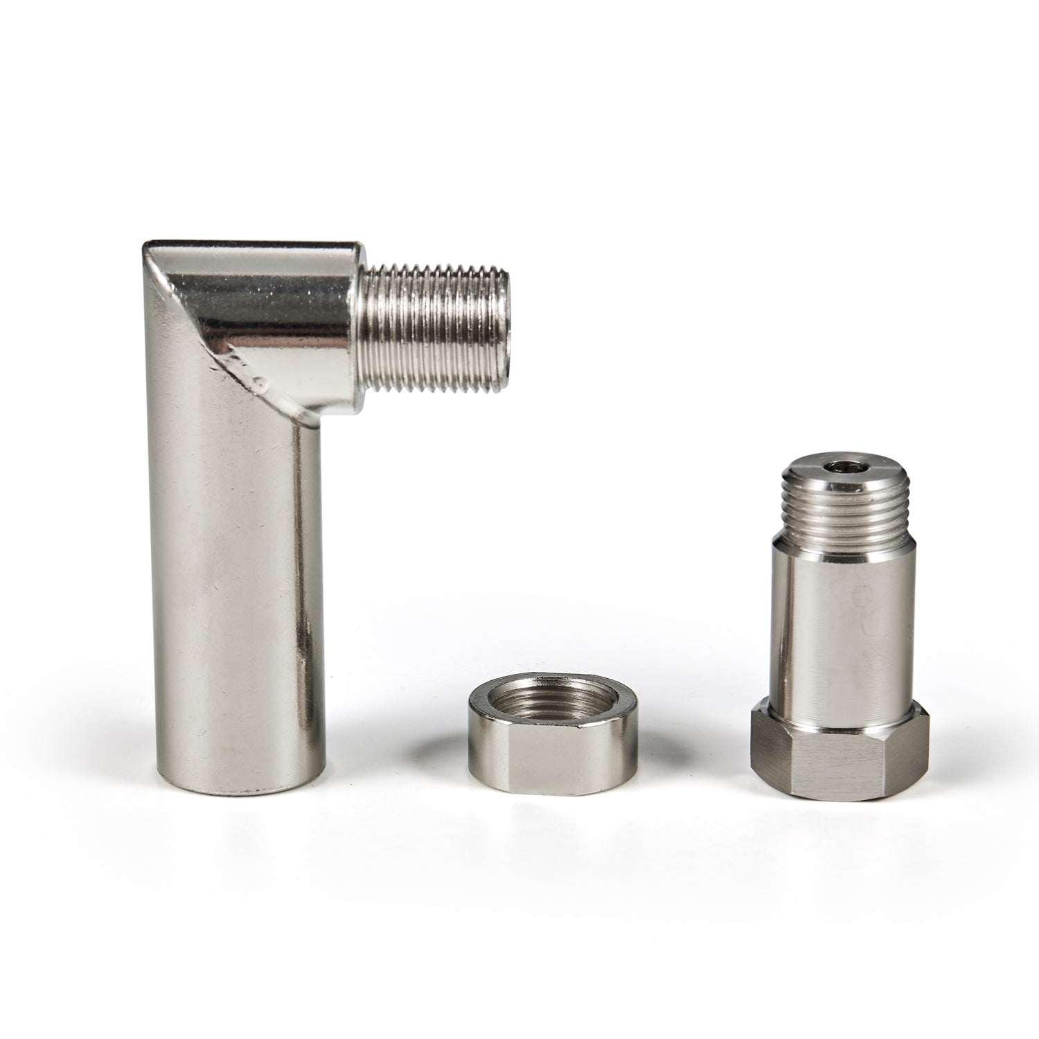 M18 X 1.5 Oxygen Spacer Sensor Angled Extender 90 Degree O2 Bung Exten ...