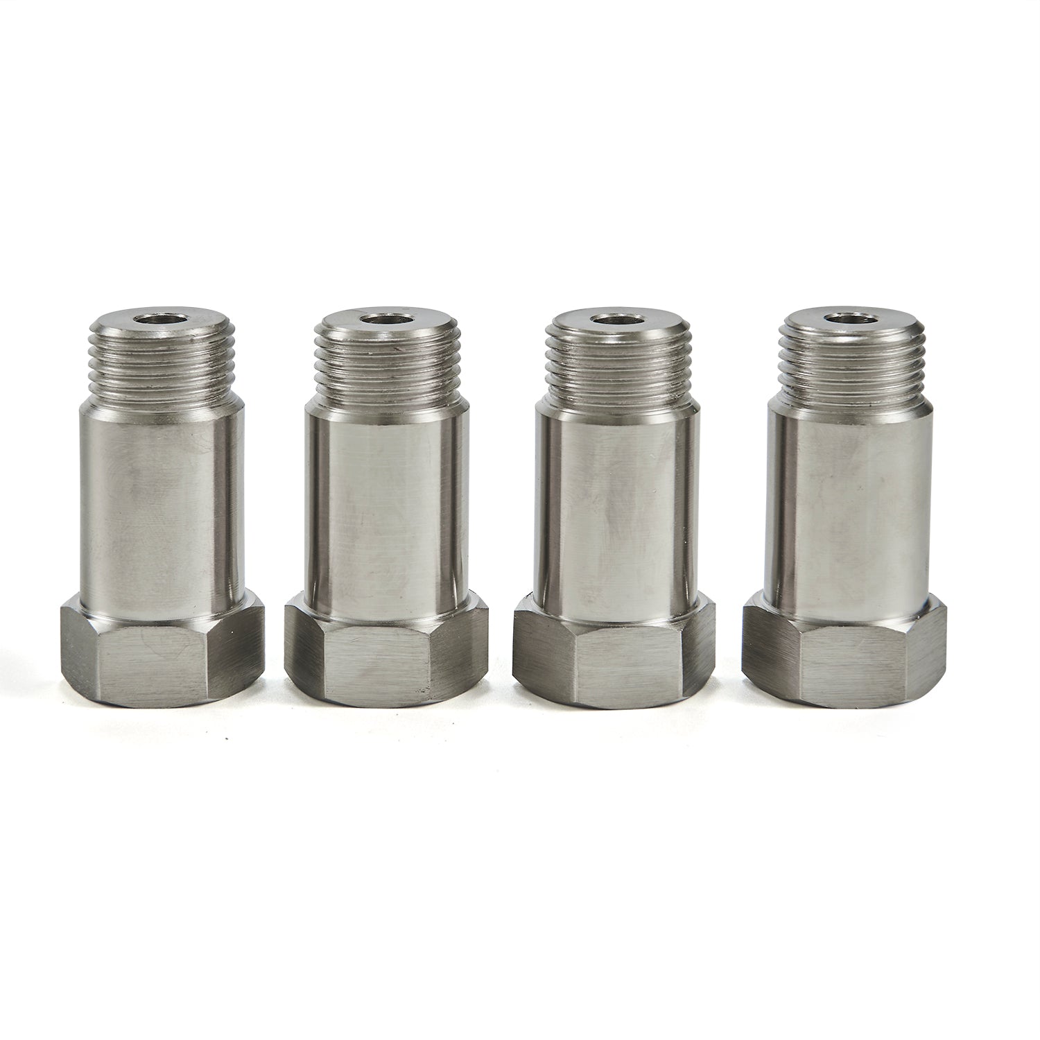 4PCS M18X1.5 45mm Bung O2 Oxygen Sensor Spacer Test Pipe Extension Ext ...