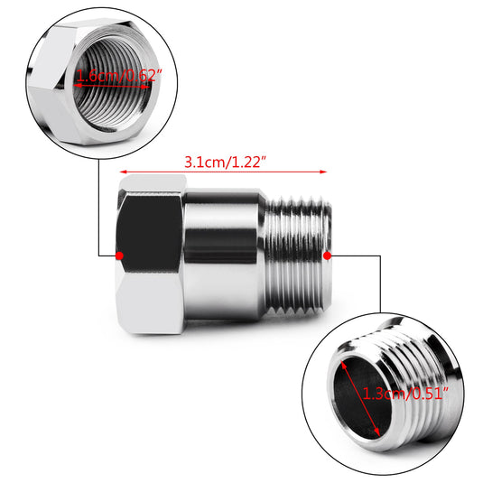 M18 X 1.5 Bung 32mm O2 Oxygen Sensor Test Pipe Extension Extender Adap ...